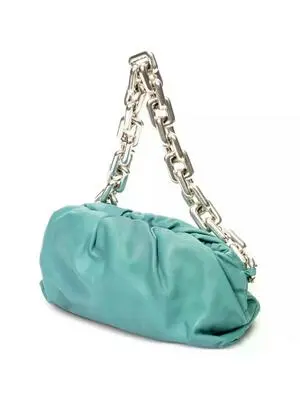 Bottega Veneta Chain Pouch Shoulder Bag - Blue