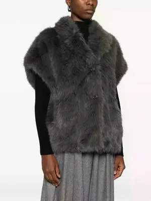 BETTA CORRADI Faux-fur Gilet