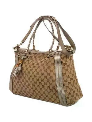 Gucci Bella Bamboo Guccissima Tote Bag