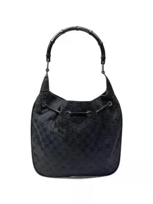 Gucci Bamboo Drawstring Tote Bag