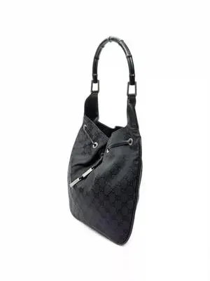 Gucci Bamboo Drawstring Tote Bag
