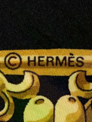 Hermès Les Cavaliers D'or Silk Scarf