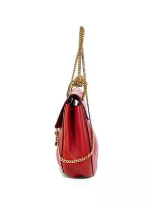 Chloé Small Drew Grained Shoulder Bag - Red