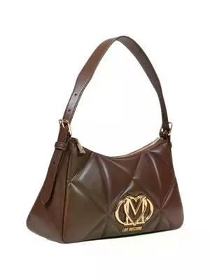 Moschino Quilted Logo-plaque Tote Bag