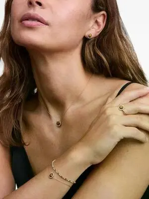 DANIEL WELLINGTON Audrey Tiger Eyecrystal-embellished Earrings