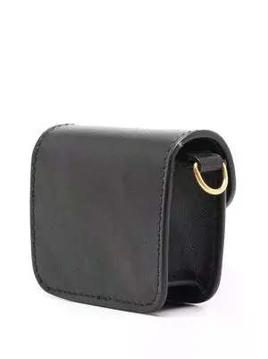 Valentino Garavani Logo-plaque Leather Airpods Case