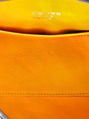 Goyard Saigon Top Handle Bag Coated Canvas With Leather Mini Shoulder Bag - Grey