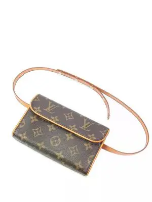 LOUIS VUITTON Florentine Monogram Belt Mini Bag - Brown