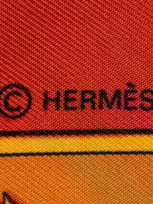 Hermès Early America Scarf - Orange