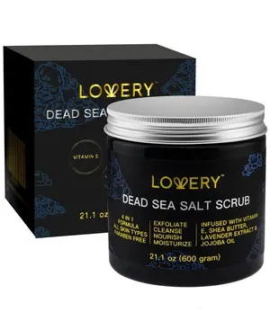 LOVERY Exfoliating Dead Sea Salt Scrub