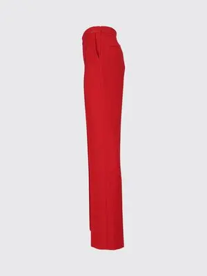 Elisabetta Franchi High-waisted Skinny Trousers In Crêpe - Red