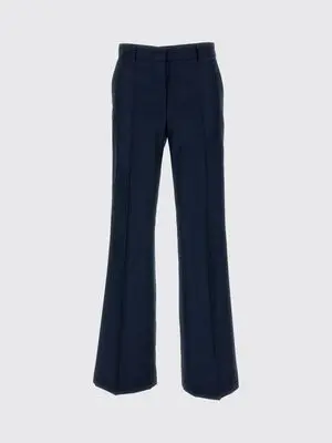 Alberto Biani Mid-rise Flared Satin Trousers With Concealed Closure