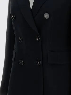 Alberto Biani Elegant Double-breasted Ceremony Blazer With Peak Lapels - Black