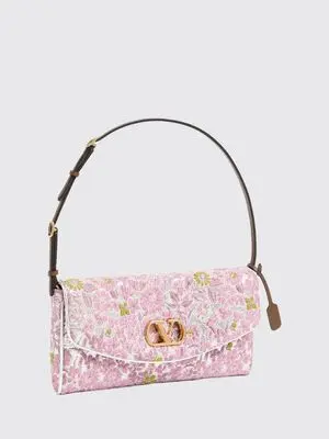 Valentino Garavani Devain Floral Embroidery Vlogo Mini Shoulder Bag
