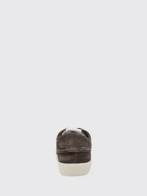 AUTRY Windscape Low-top Sneakers In Brown Suede Cow Leather