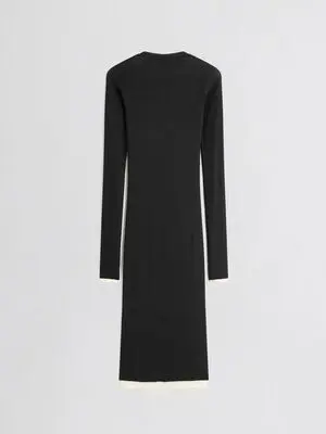 Phoebe Philo Hug Stretch Viscose Jersey Midi Sheath Dress