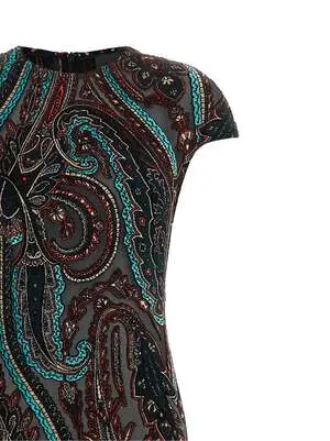 Etro Devoré Velvet Dress