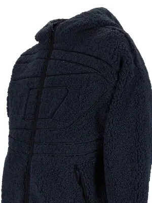 DIESEL® Giacca Teddy Con Cappuccio