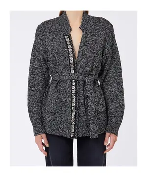 Liu Jo Embellished Belted Cardigan