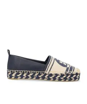 Tory Burch Logo Jacquard Two-toned Espadrilles