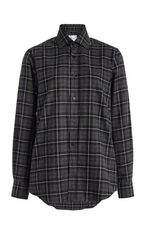 WITH NOTHING UNDERNEATH Exclusive The Boyfriend Cotton-wool Shirt