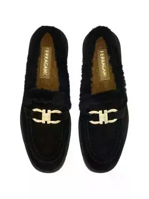 FERRAGAMO Moccasins With Gancini Ornament