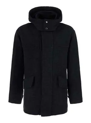 WOOYOUNGMI Wool & Cashmere Regular-fit Jacket With Classic Collar And Pockets