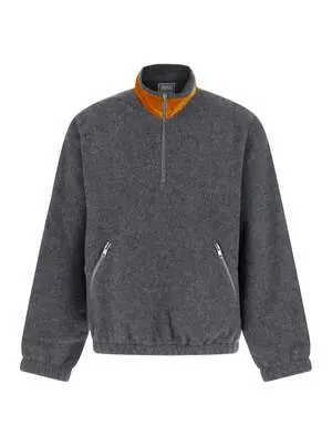 WOOYOUNGMI Wool-blend Long-sleeve T-shirt With Round Neck