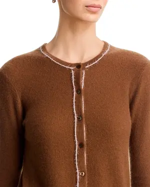 Guest In Residence Cashmere Flurry Jane Cardigan Sweater