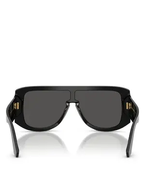 Dolce & Gabbana Rectangular Shield Sunglasses, 127mm