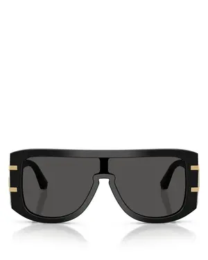 Dolce & Gabbana Rectangular Shield Sunglasses, 127mm