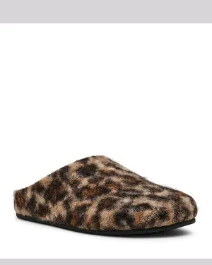 Steve Madden Fond Faux Fur Mules Leopard