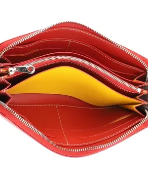Goyard Matignon Zip Wallet Coated Canvas With Leather