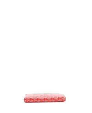 Goyard Matignon Zip Wallet Coated Canvas With Leather