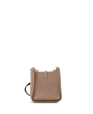 Hermès Tpm Evelyne Bag Gen Iii Clemence - Gray