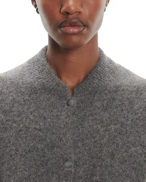 Majestic Filatures Alpaca Blend Bomber Cardigan