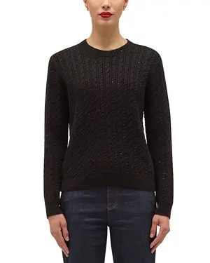 HOBBS LONDON Lennon Cotton Sequin Sweater