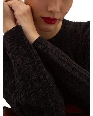 HOBBS LONDON Lennon Cotton Sequin Sweater