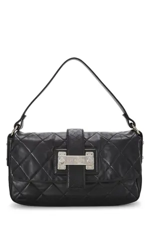 Chanel Lambskin Paris-londres Door Latch Flap Bag