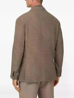 Boggi Milano Double-breasted Blazer In Extrafine Wool