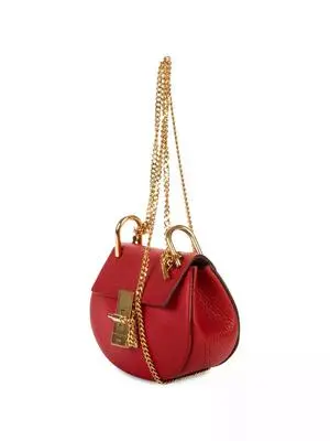 Chloé Nano Drew Shoulder Bag - Red