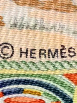 Hermès Cavaliers Peuls Silk Scarf