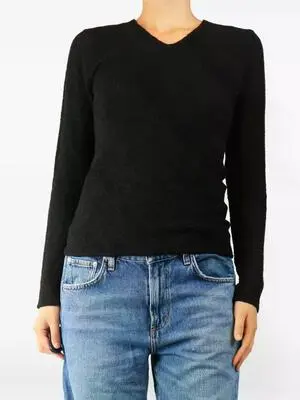 TOTEME Textured V-neck Top