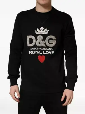 Dolce & Gabbana Royal Love Embellished Sweater