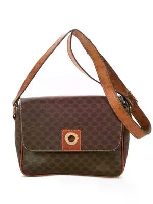 Celine Macadam Cross Body Bag - Brown
