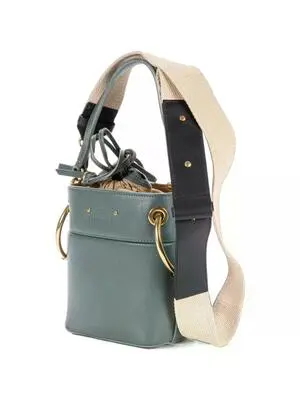 Chloé Mini Roy Bucket Bag - Blue