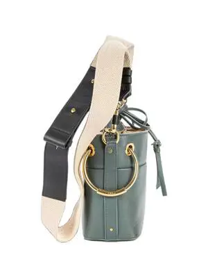 Chloé Mini Roy Bucket Bag - Blue
