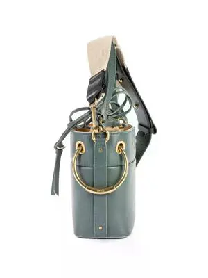 Chloé Mini Roy Bucket Bag - Blue