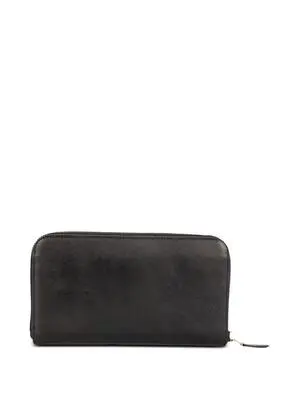 Prada Saffiano Leather Zip-around Wallet - Black
