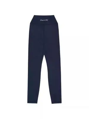 Sporty & Rich Bonnie Signature Logo-print Leggings